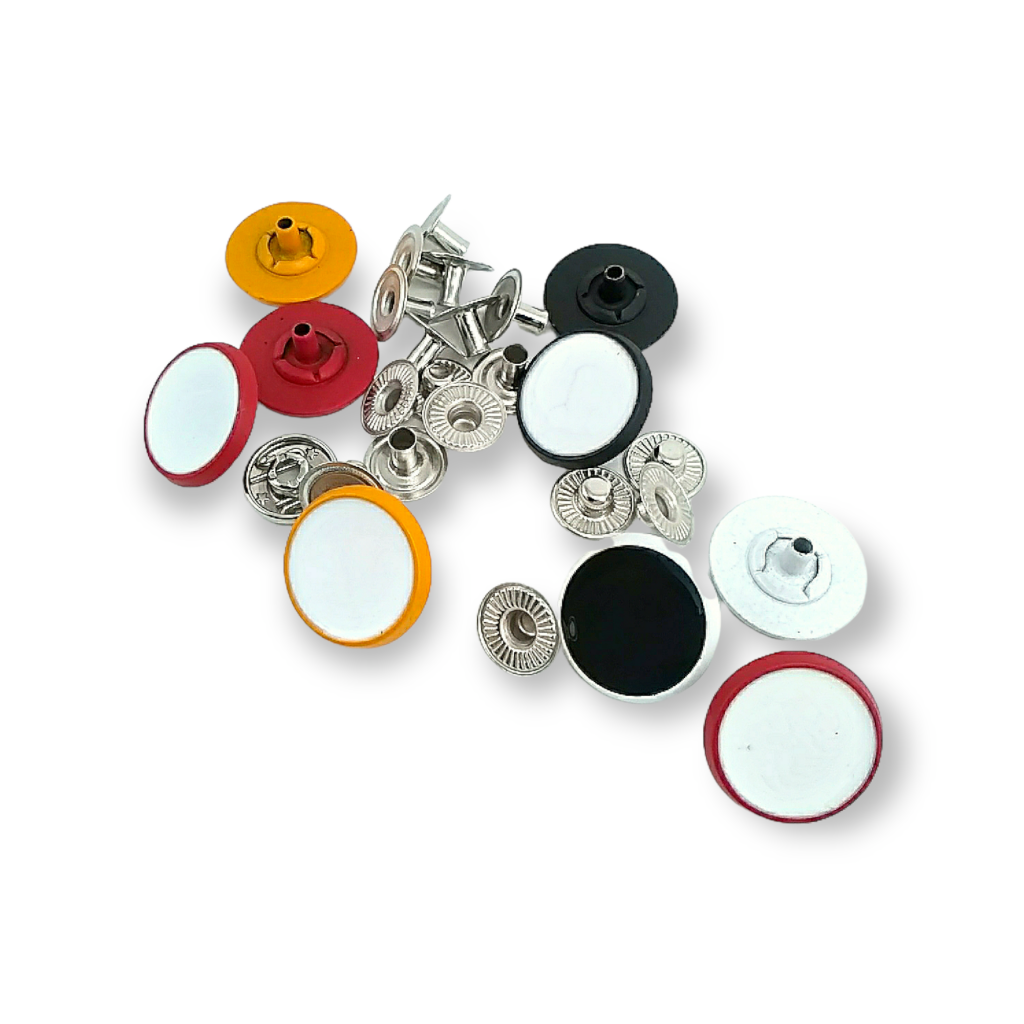 Enamel Snap Fasteners Simple and Aesthetic Snap Button 18 mm - 29 L