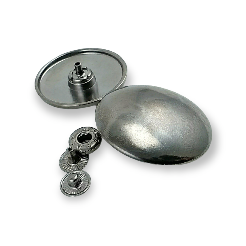 Cambered Snap Button Coat and Jacket Snap Fasteners 39 mm - 64 L