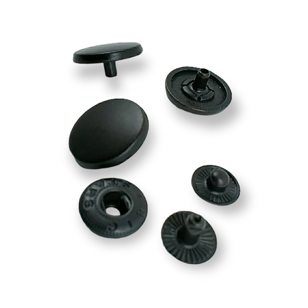Flat Snap Fasteners Slightly Convex Snap Button 16 mm - 26 L