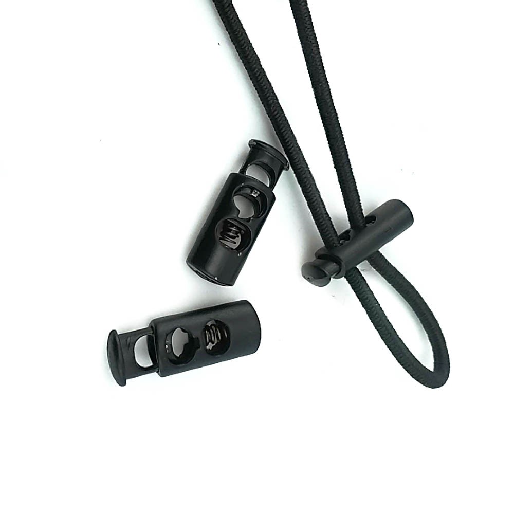 Cord Lock and Stoppers - Metal Cord Lock Single Hole 2 cm