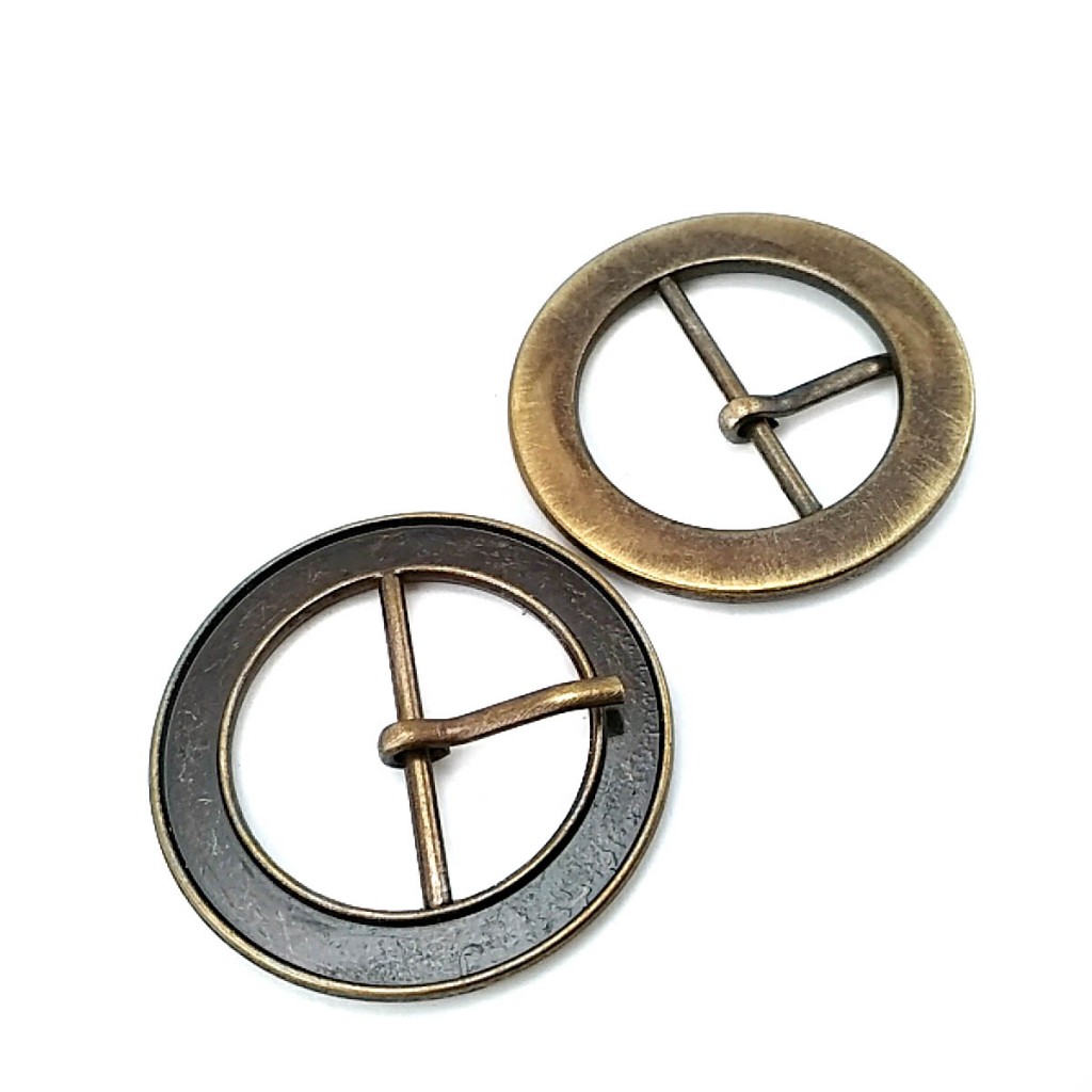 Circle Buckles - Center Bar Ring Buckle 28 mm