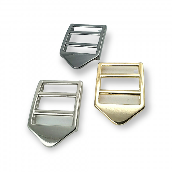 Strap Adjustment Buckle, 3-Section Ladder Buckle 2 cm