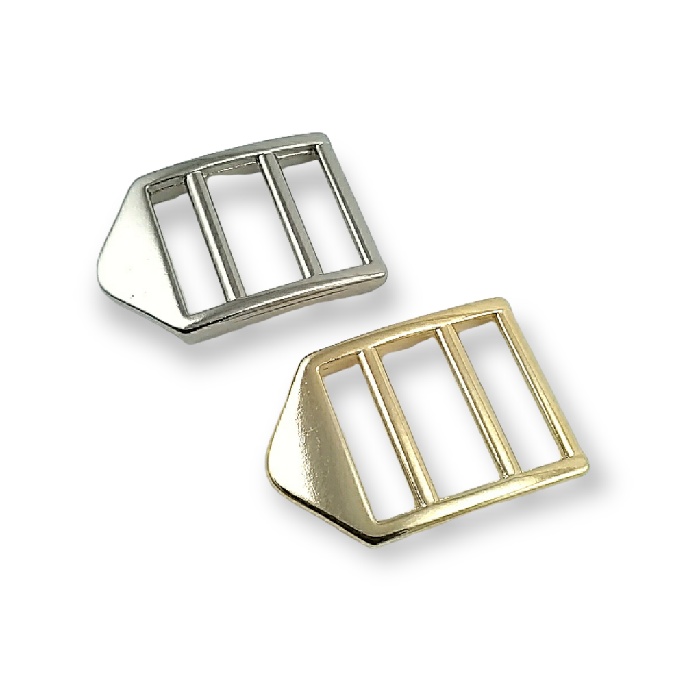 Strap Adjustment Buckle, 3-Section Ladder Buckle 2 cm